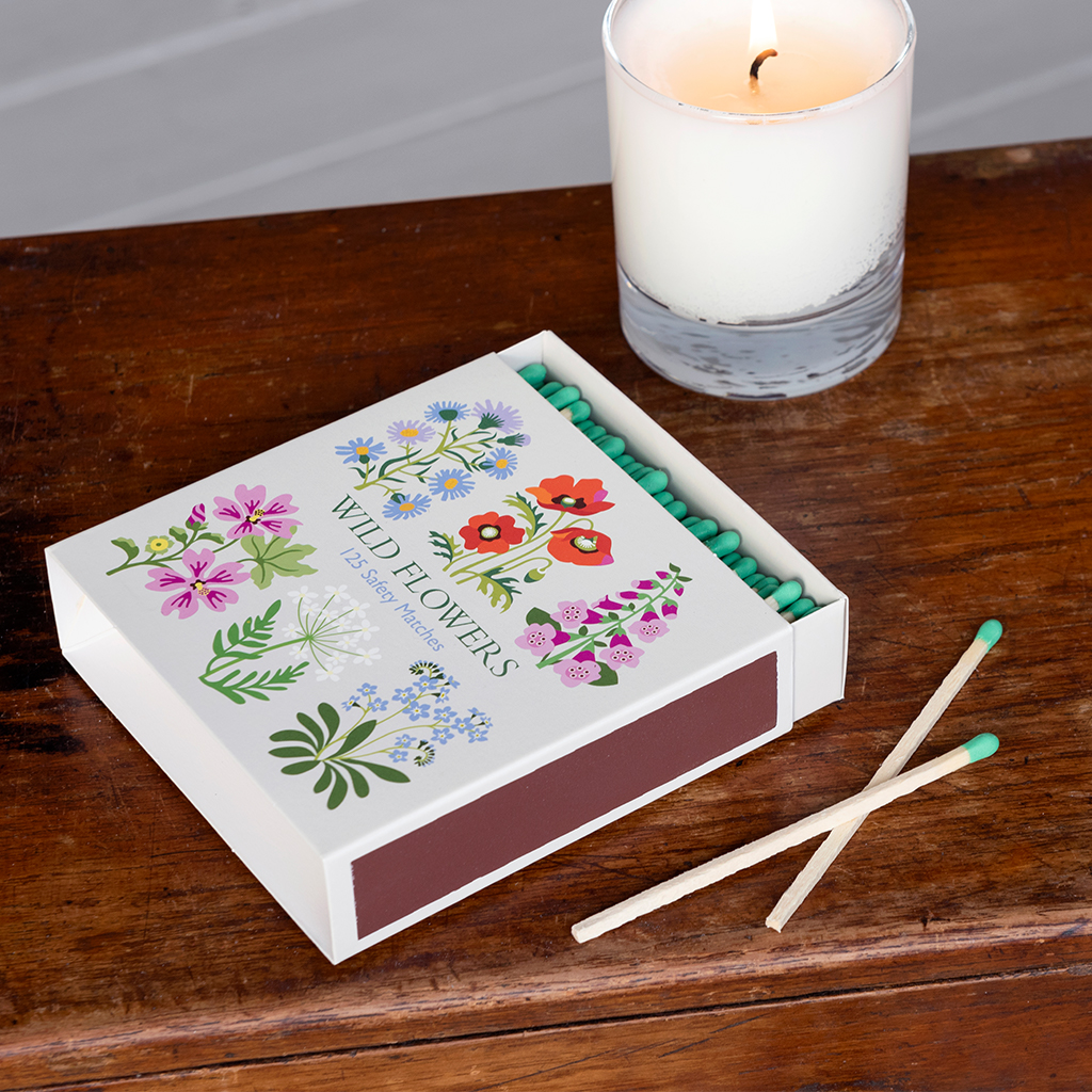 Wild Flowers Box Of Long Matches | ﻿Rex London