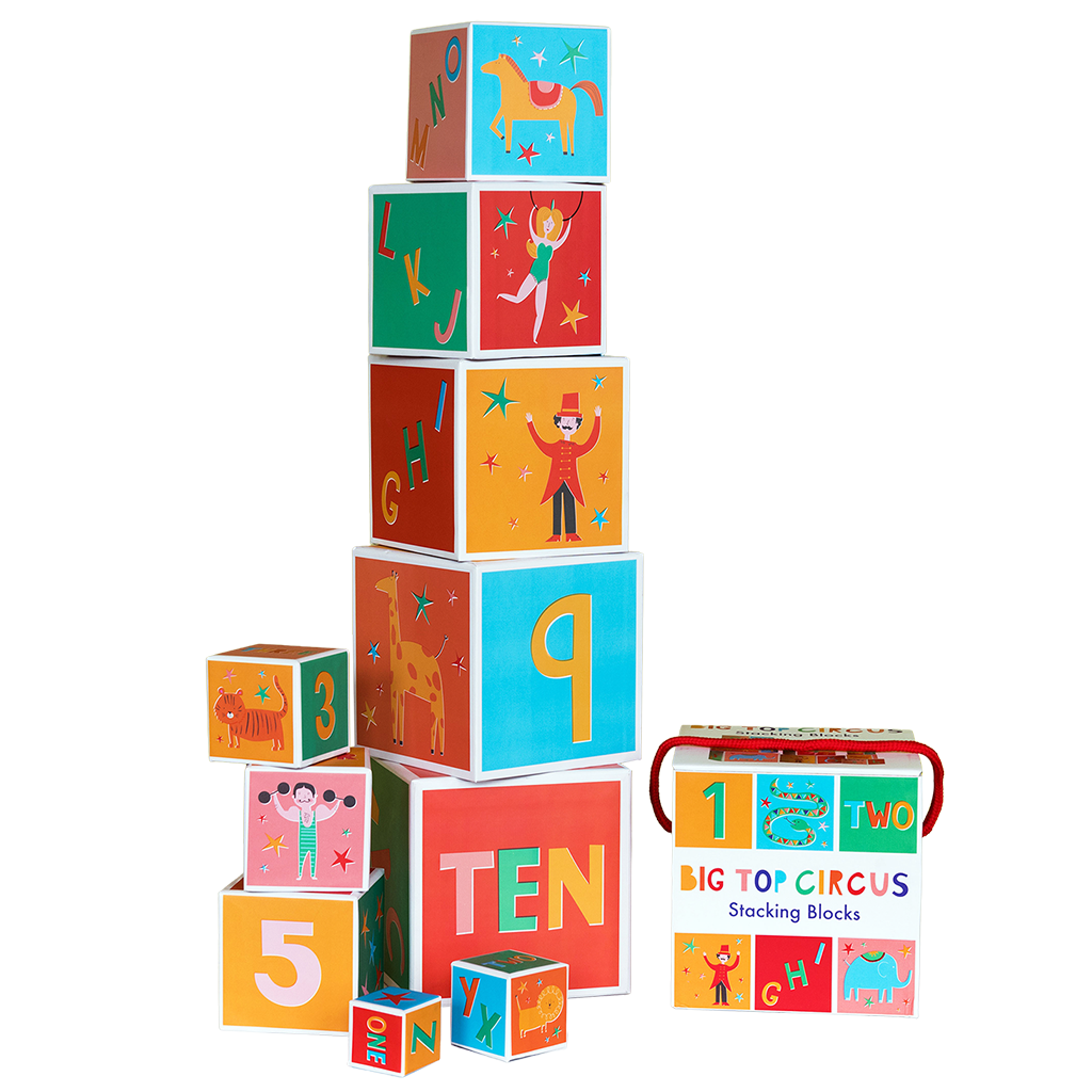 ﻿BIG TOP CIRCUS STACKING BLOCKS | ﻿Rex London