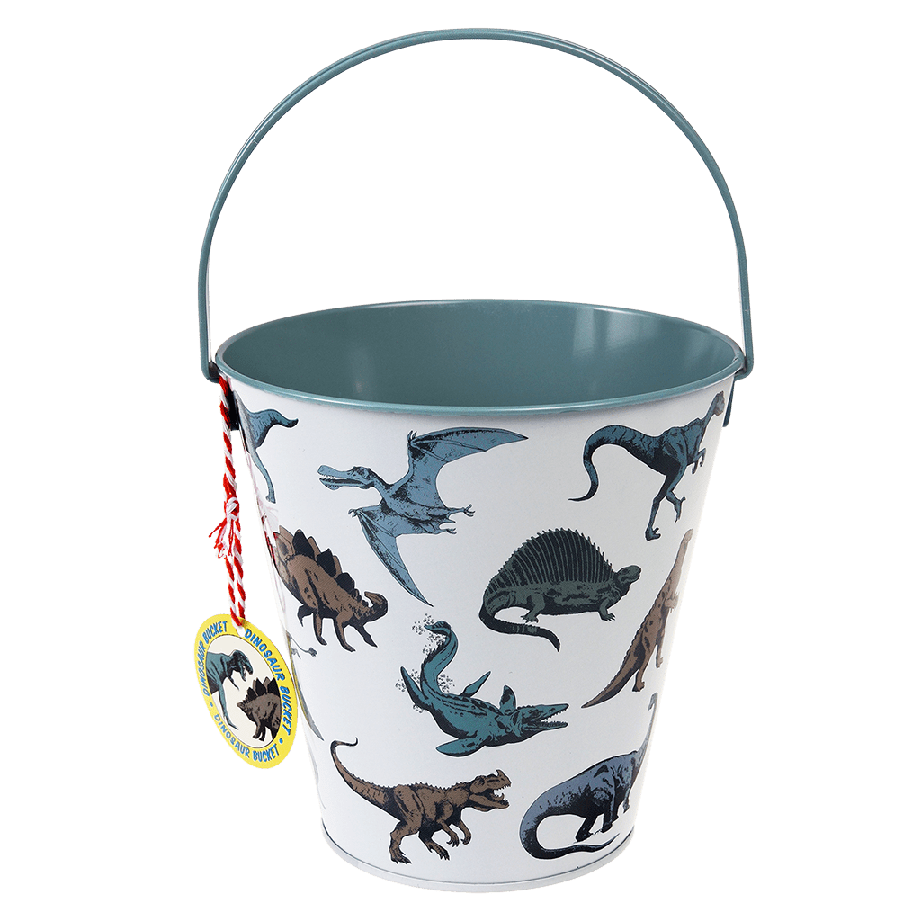 Children's tin bucket - Prehistoric Land | ﻿Rex London