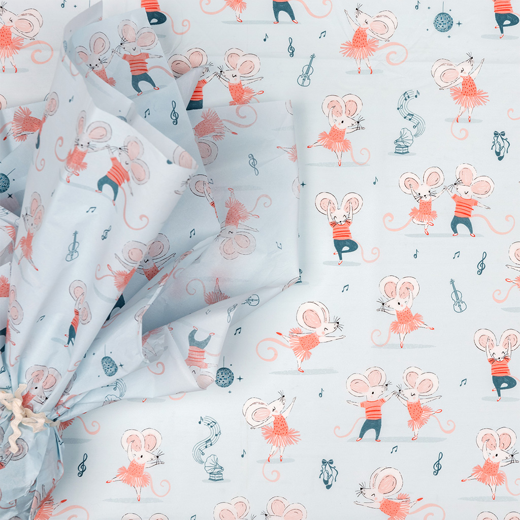 Tissue paper (10 sheets) - Mimi and Milo | ﻿Rex London