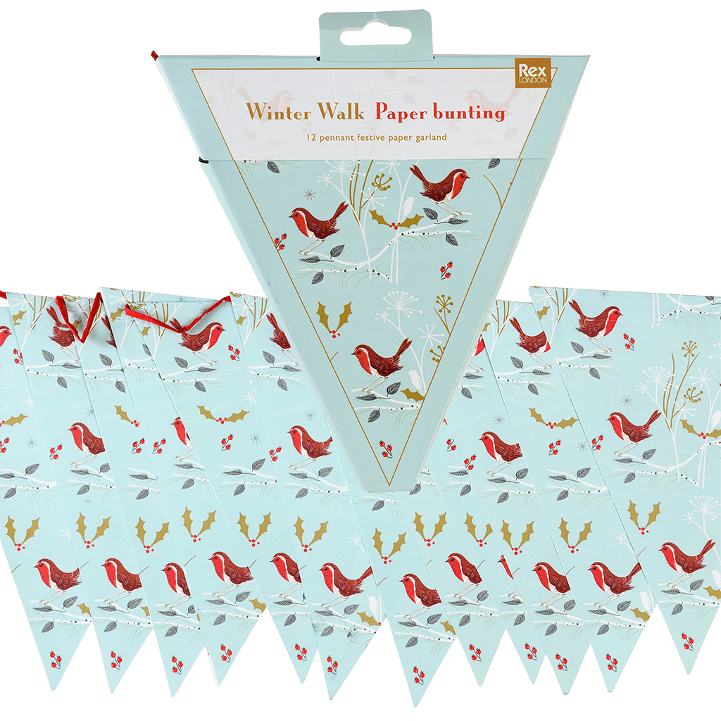 Christmas bunting - Winter Walk | ﻿Rex London