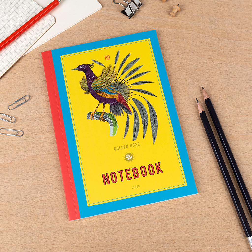 Carnet Ligné A5 Sirop De Rose Dorée | ﻿Rex London