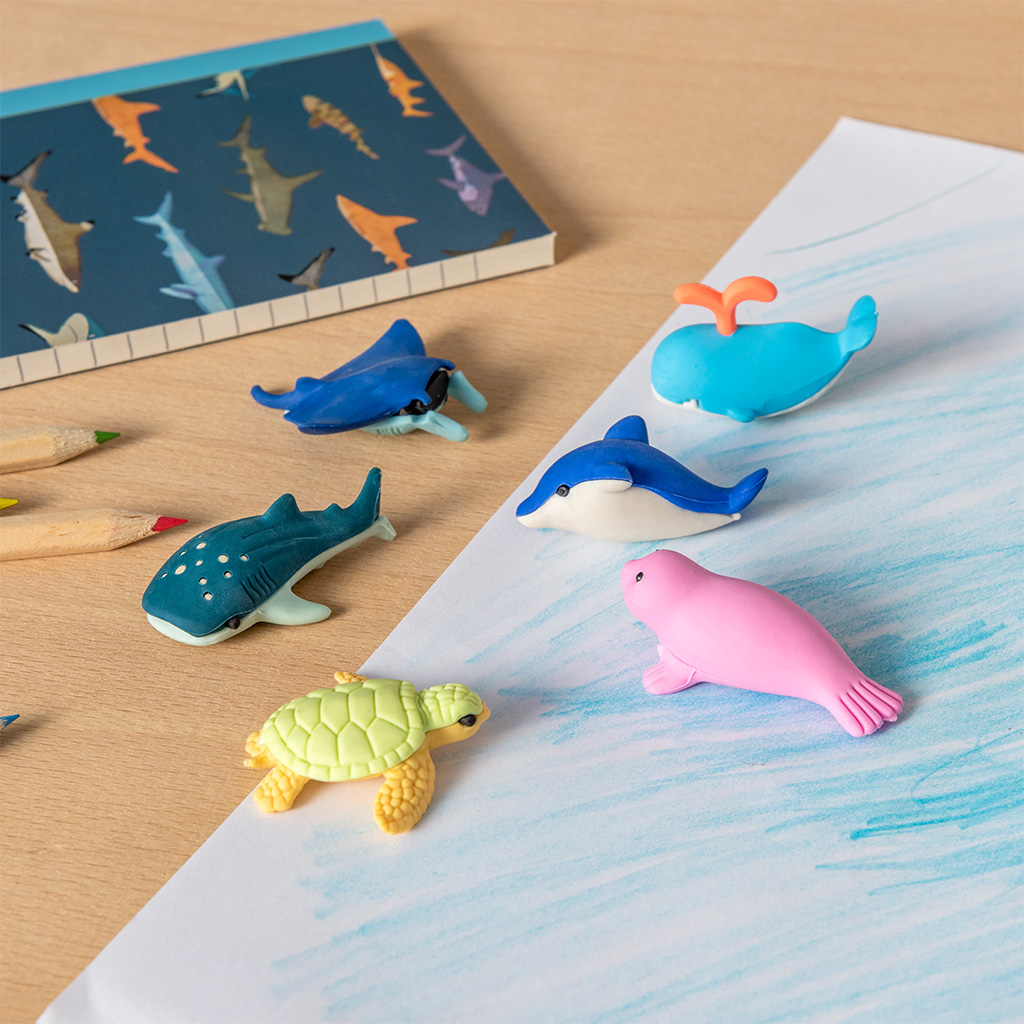 Ocean Erasers (set Of 6) | ﻿Rex London
