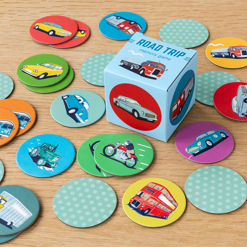Memory game (12 pairs) - Road Trip | ﻿Rex London