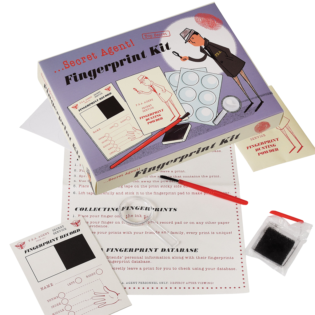Fingerprint detective set - Secret Agent | ﻿Rex London