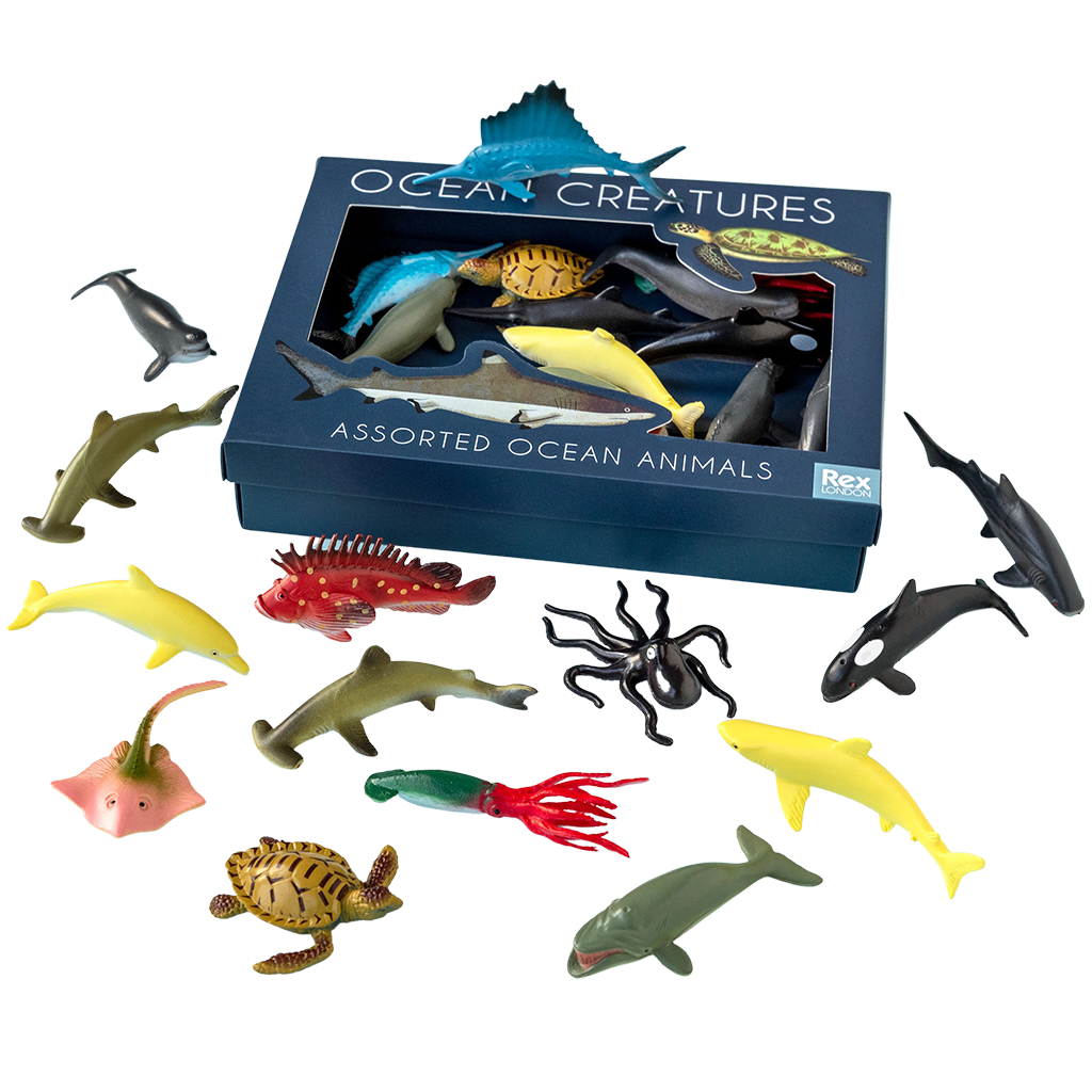 Ocean animals (box of 16) | ﻿Rex London