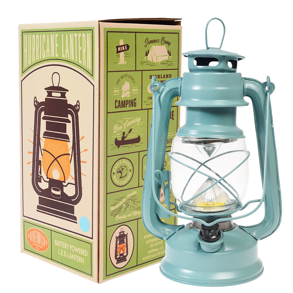 LED hurricane lantern - Light Blue | ﻿Rex London