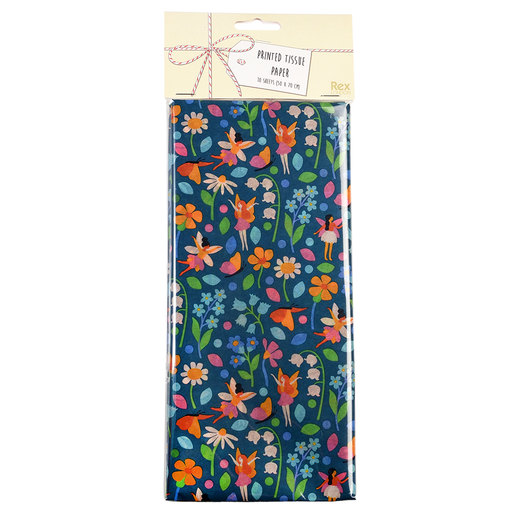 Tissue paper (10 sheets) - Fairies in the Garden | ﻿Rex London