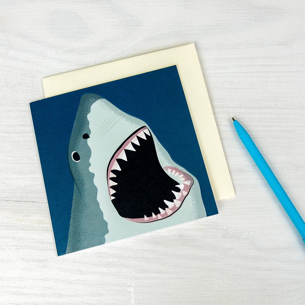 Greetings card - Shark | ﻿Rex London