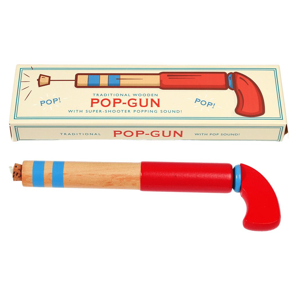 Traditional wooden pop gun Rex London