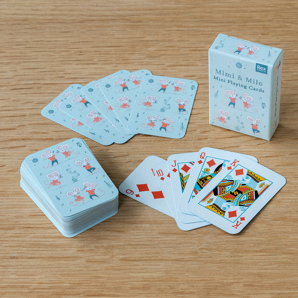 Mini playing cards - Mimi and Milo | ﻿Rex London
