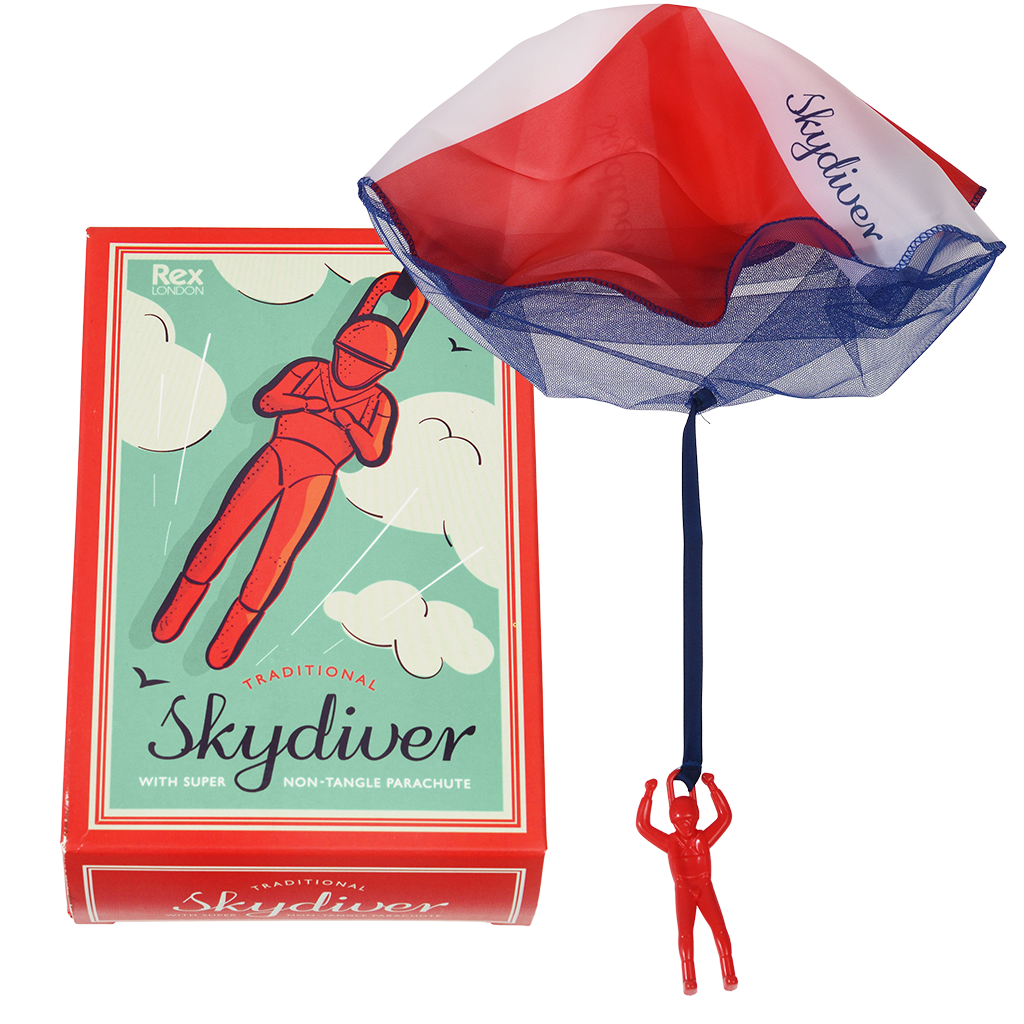 Traditional skydiver toy | ﻿Rex London