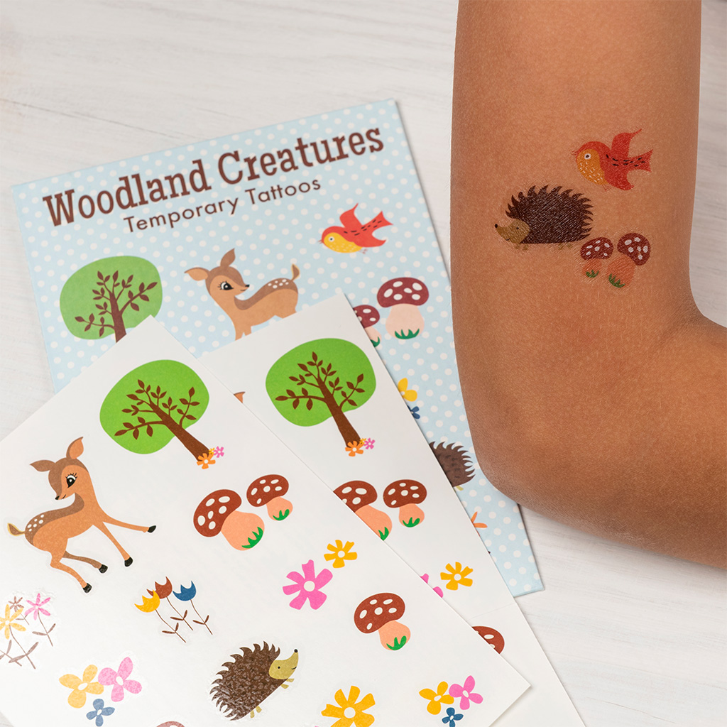 Temporary tattoos - Woodland Creatures | ﻿Rex London