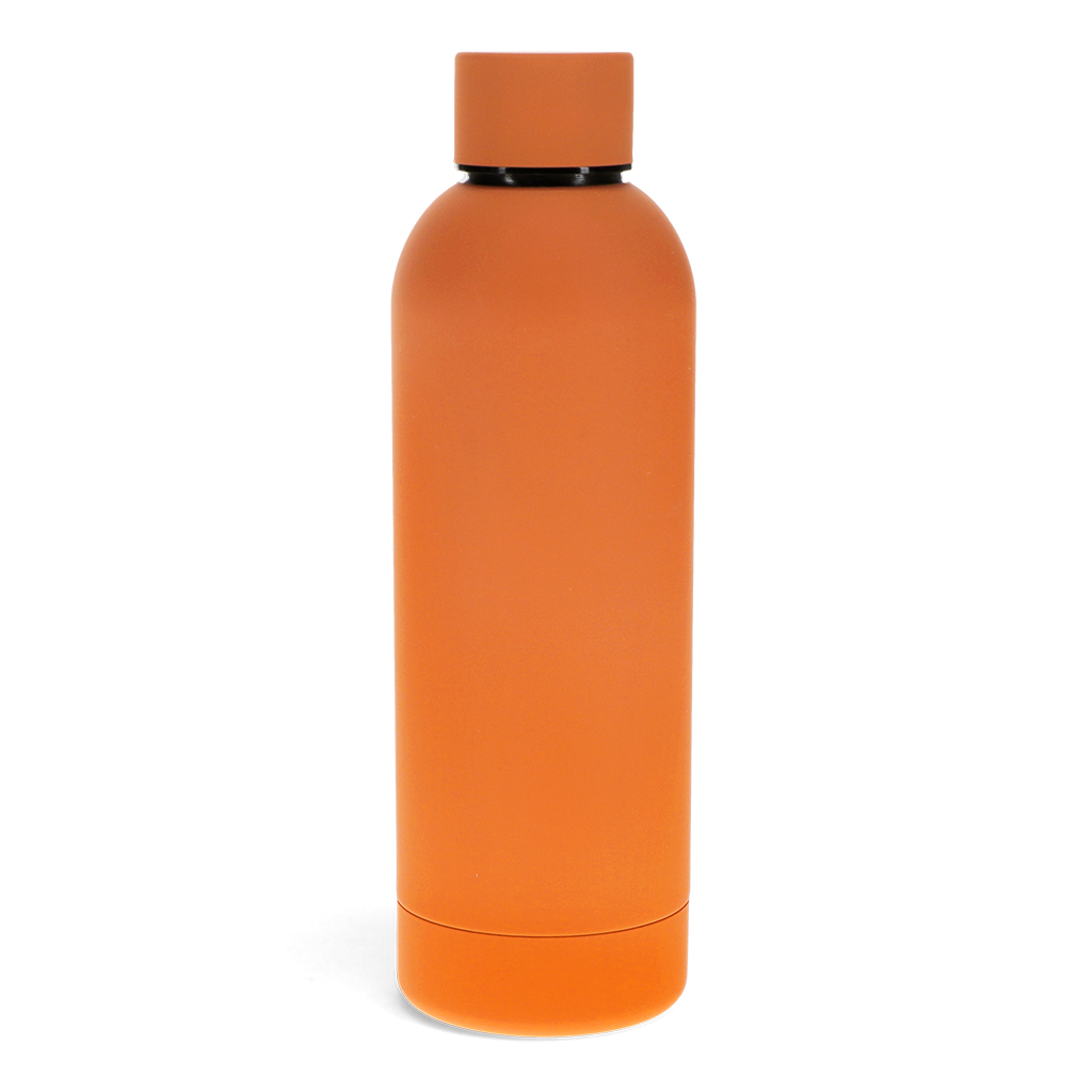 Water bottle - Orange (stainless steel, 500ml) | ﻿Rex London