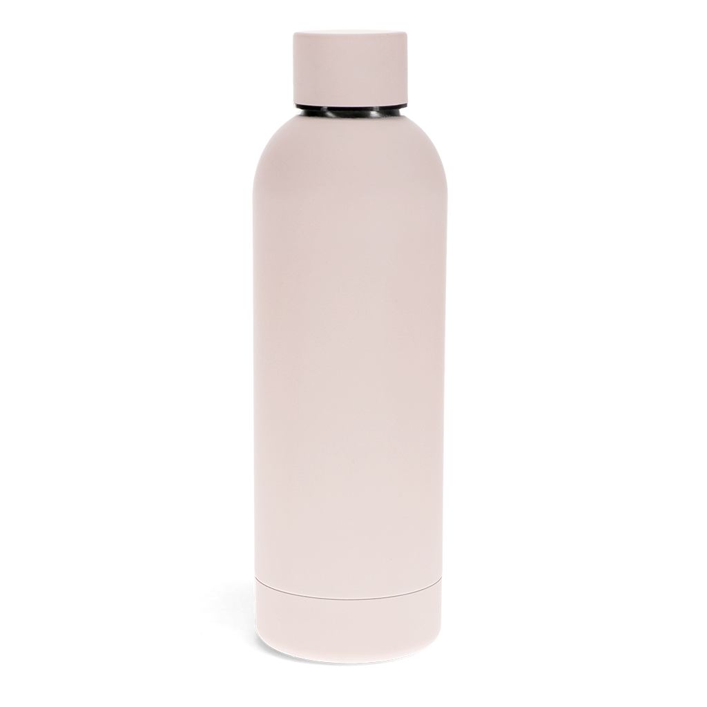 Water bottle - Light pink (stainless steel, 500ml) | ﻿Rex London