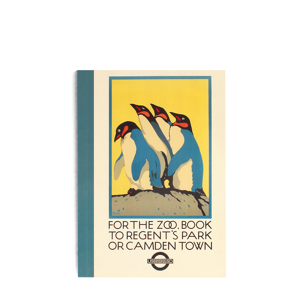 A6 notebook - TfL Vintage Poster "For the Zoo..." | ﻿Rex London