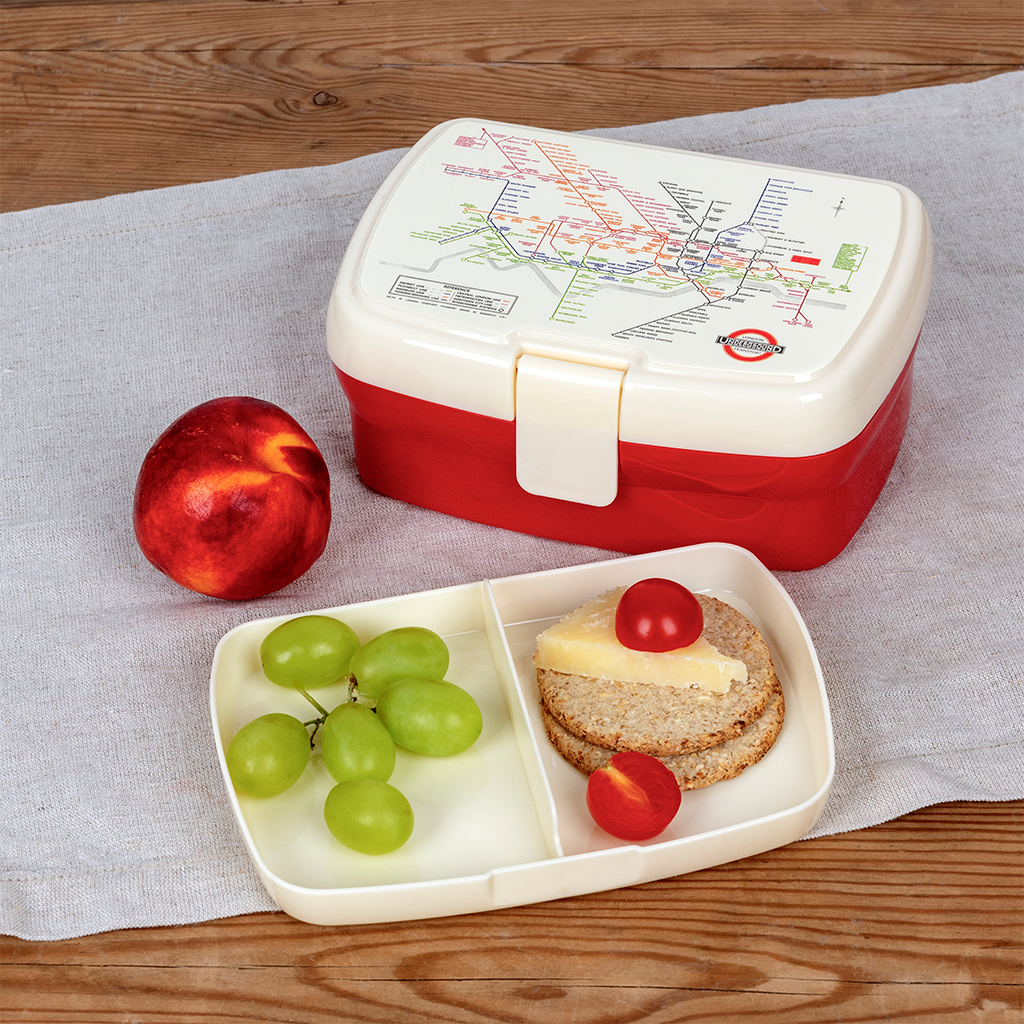 Lunch box with tray - TfL Heritage Tube map | ﻿Rex London