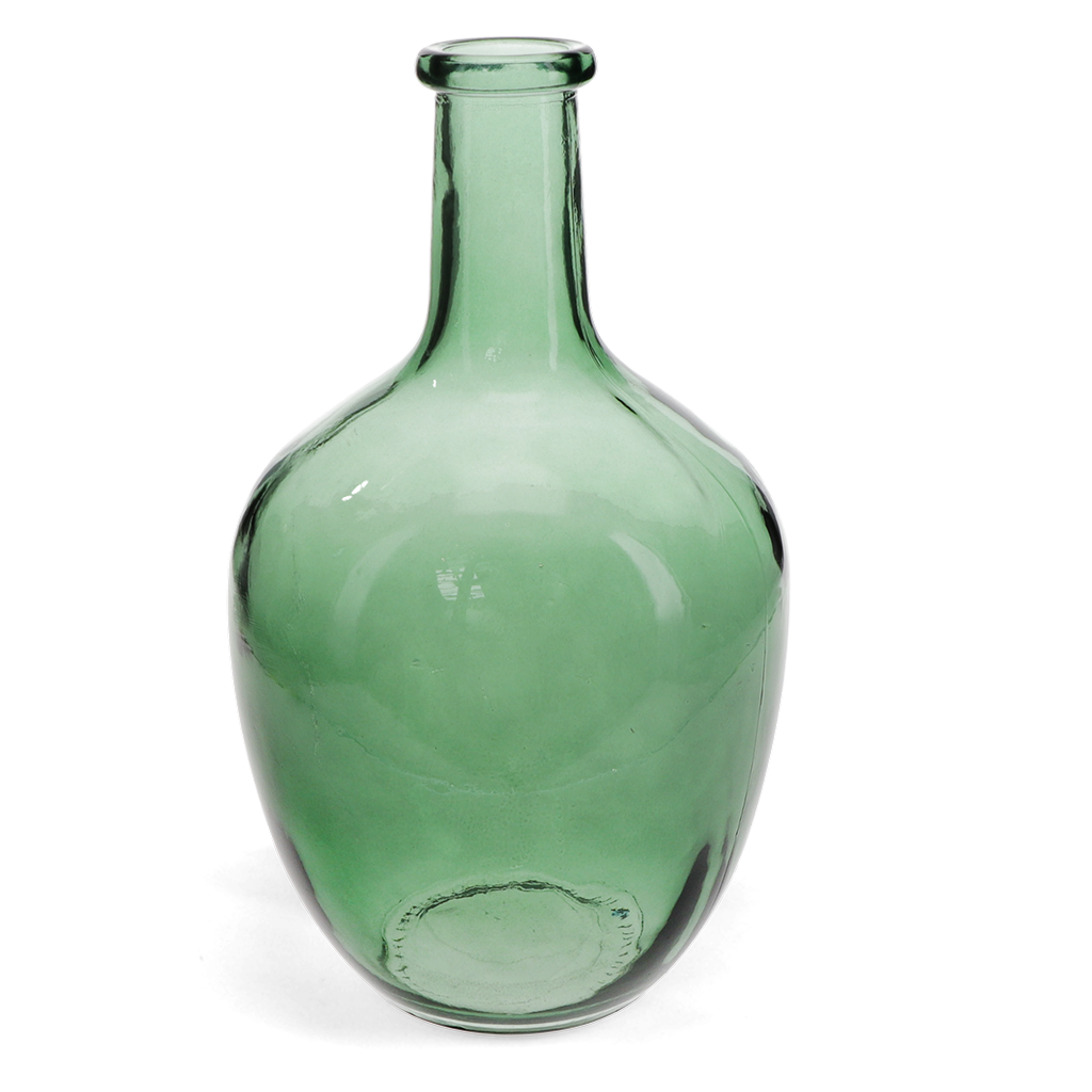Large bottle vase (31cm) - Green | ﻿Rex London