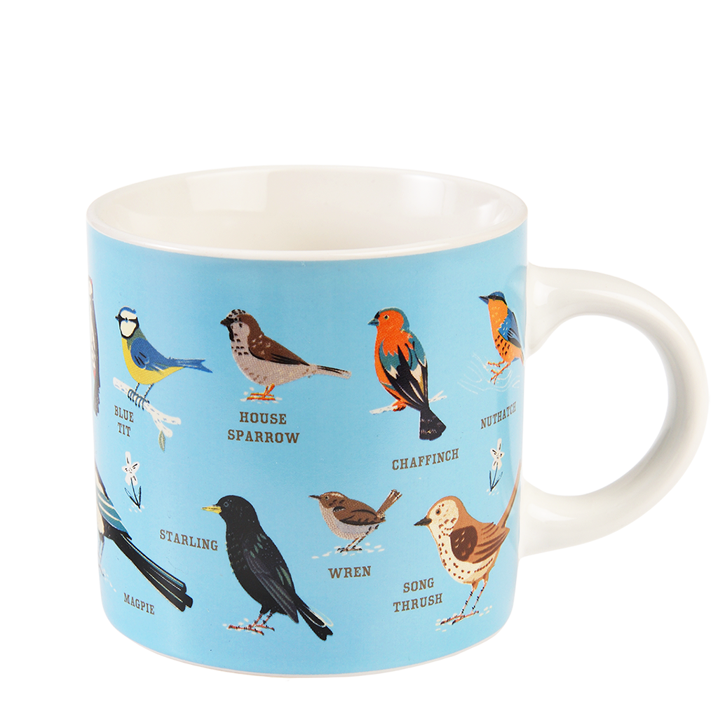 Ceramic mug 350ml - Garden Birds | ﻿Rex London