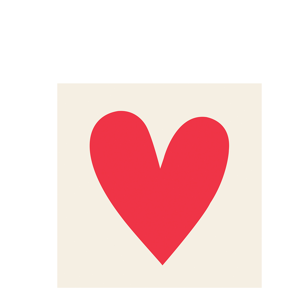 Greetings card - Big heart | ﻿Rex London