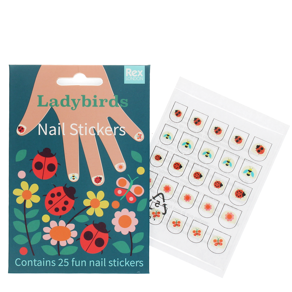 Children’s nail stickers - Ladybird | ﻿Rex London