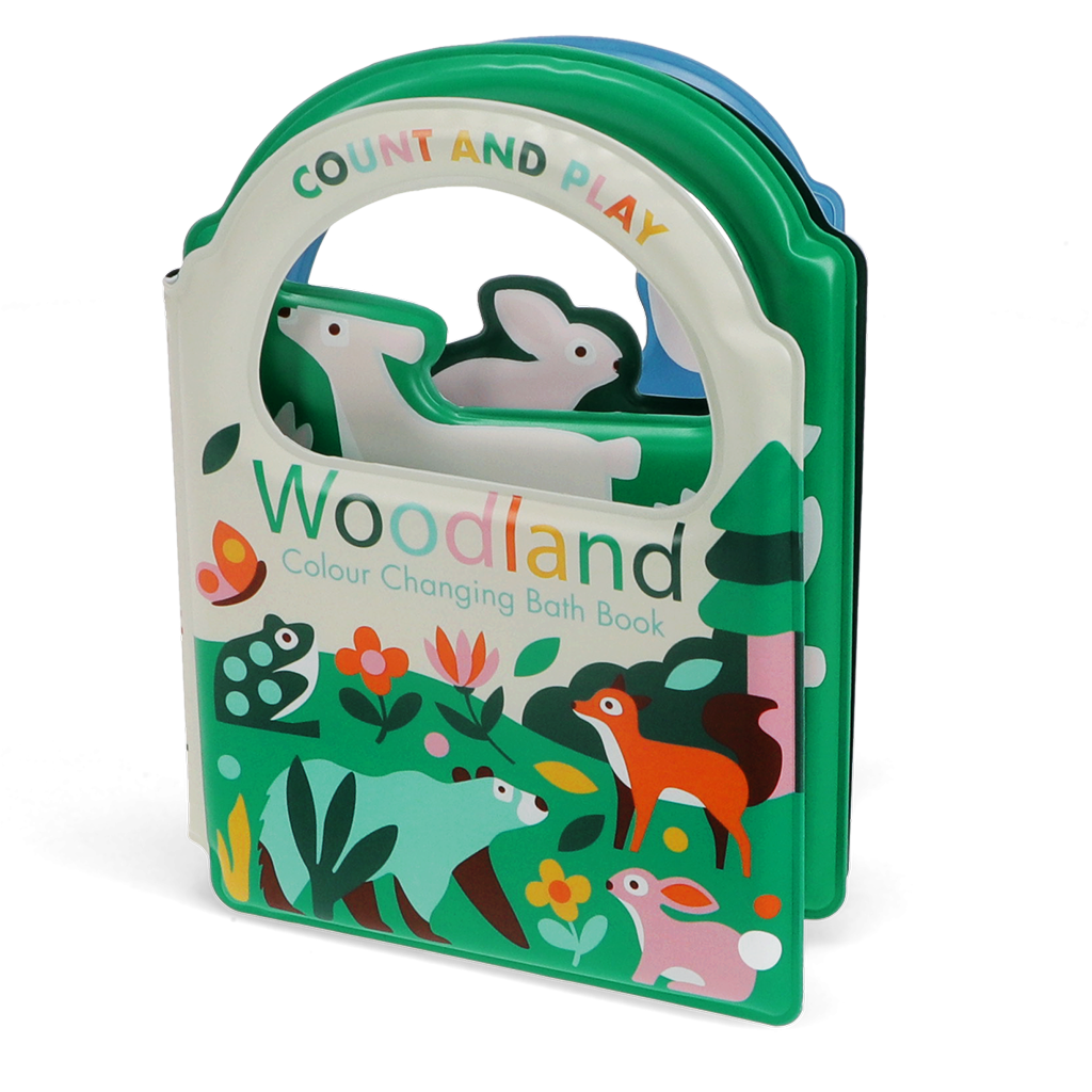 Colour changing bath book - Woodland | ﻿Rex London