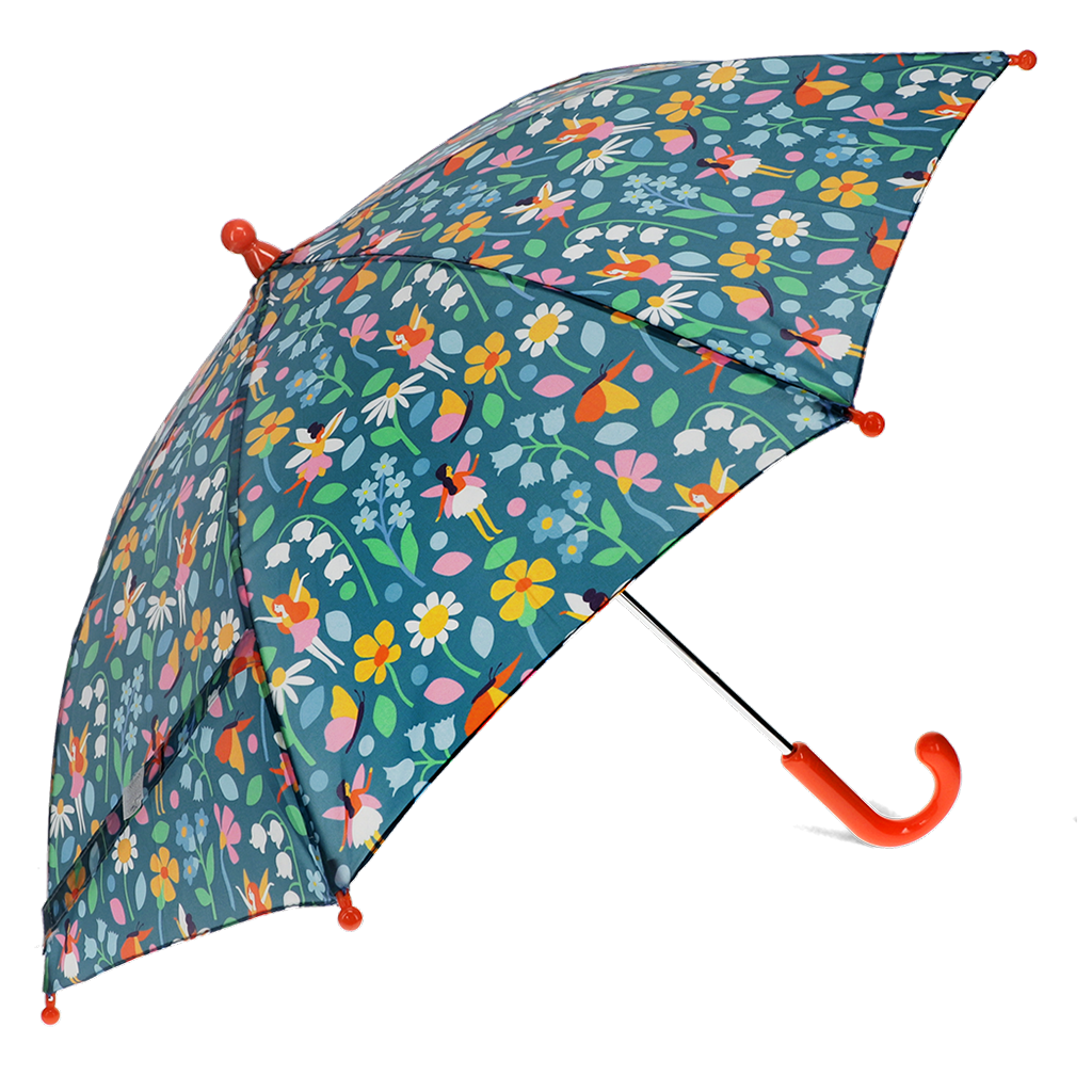 Children's push-up umbrella - Fairies in the Garden | ﻿Rex London