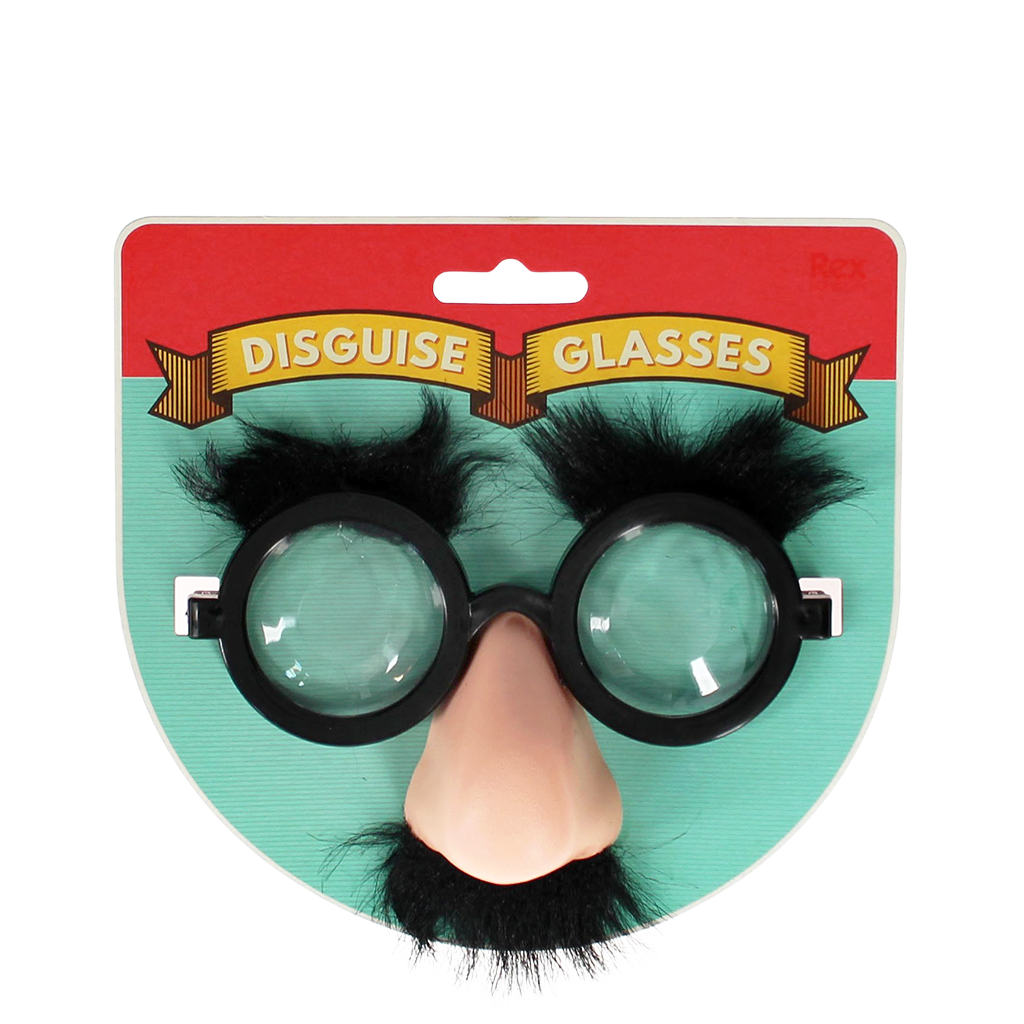 Disguise glasses - Classic Jokes | ﻿Rex London