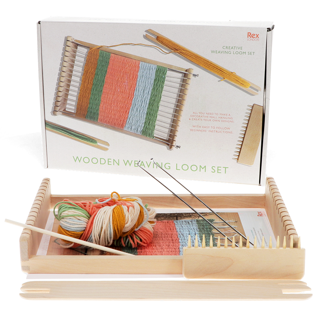 Wooden weaving loom set | ﻿Rex London