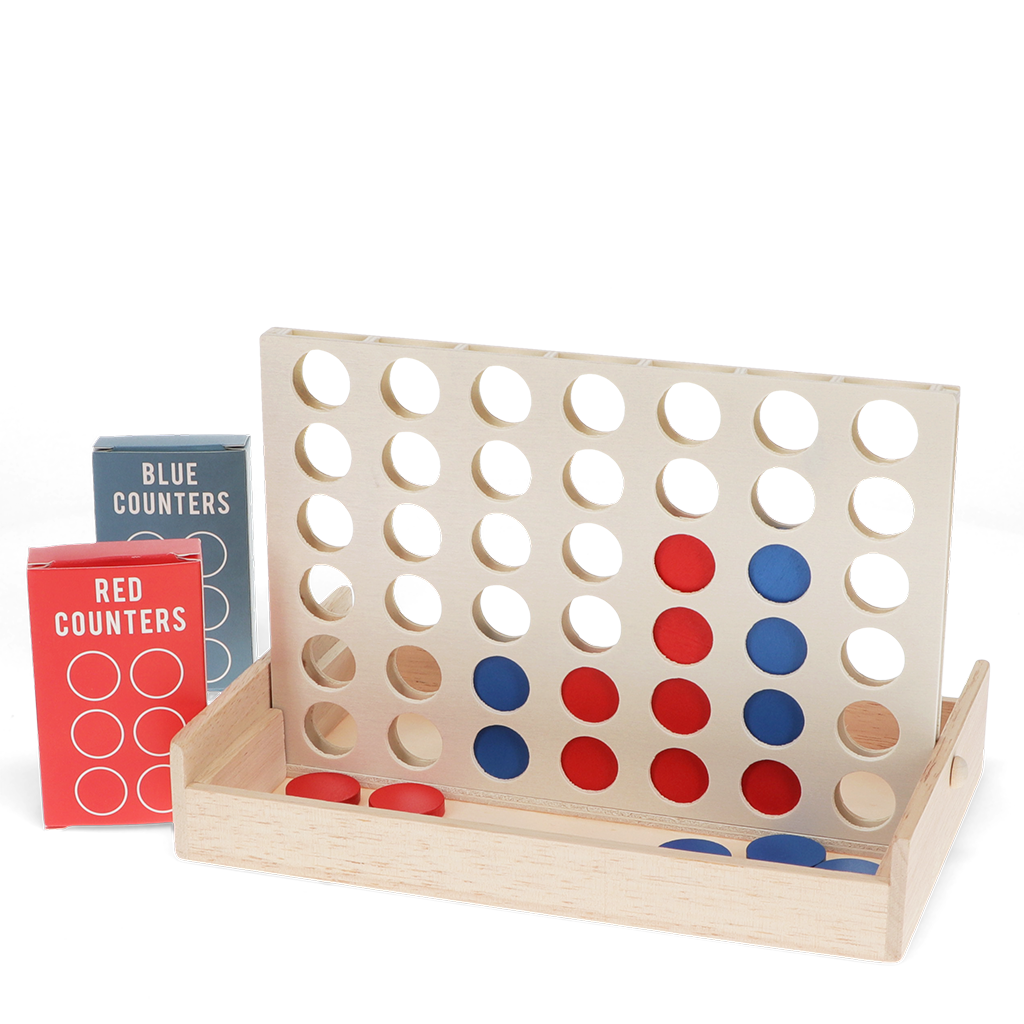 Wooden Four in a Row game set | Rex London Wooden Four in a Row game set | Rex London