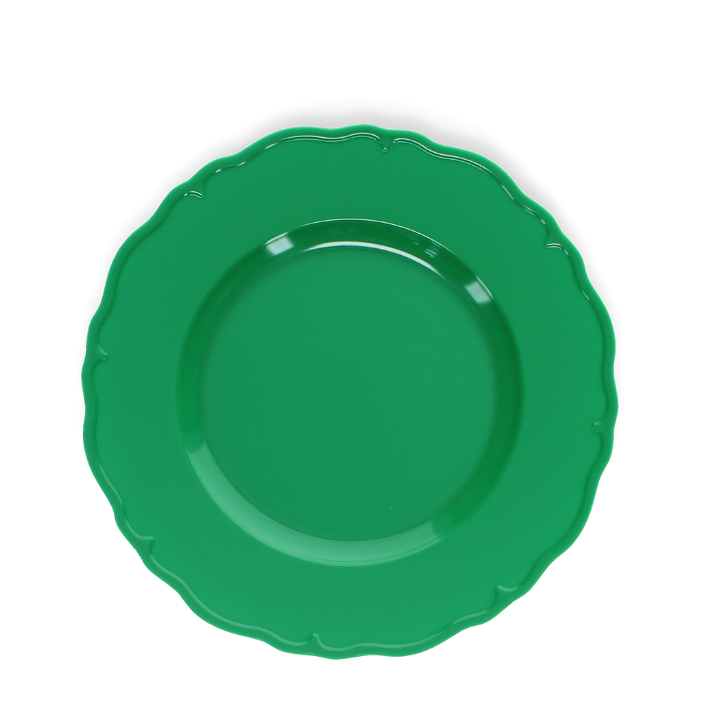 Melamine plate (20cm) - Bright green | ﻿Rex London