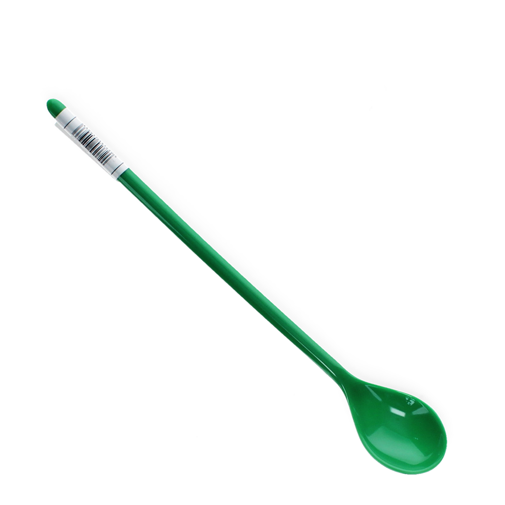 Melamine long-handled spoon - Bright green | ﻿Rex London