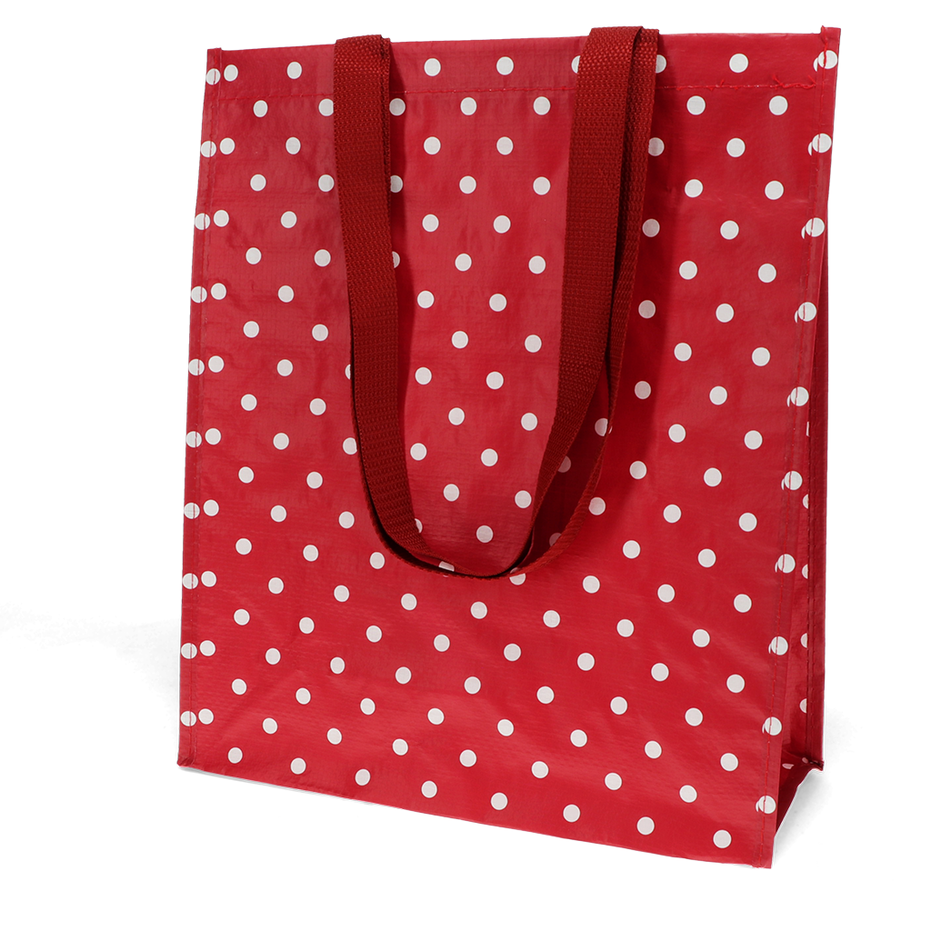 Recycled shopping bag - Red Retrospot | ﻿Rex London
