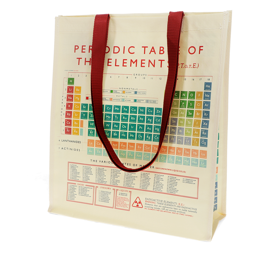 Recycled shopping bag - Periodic Table | ﻿Rex London
