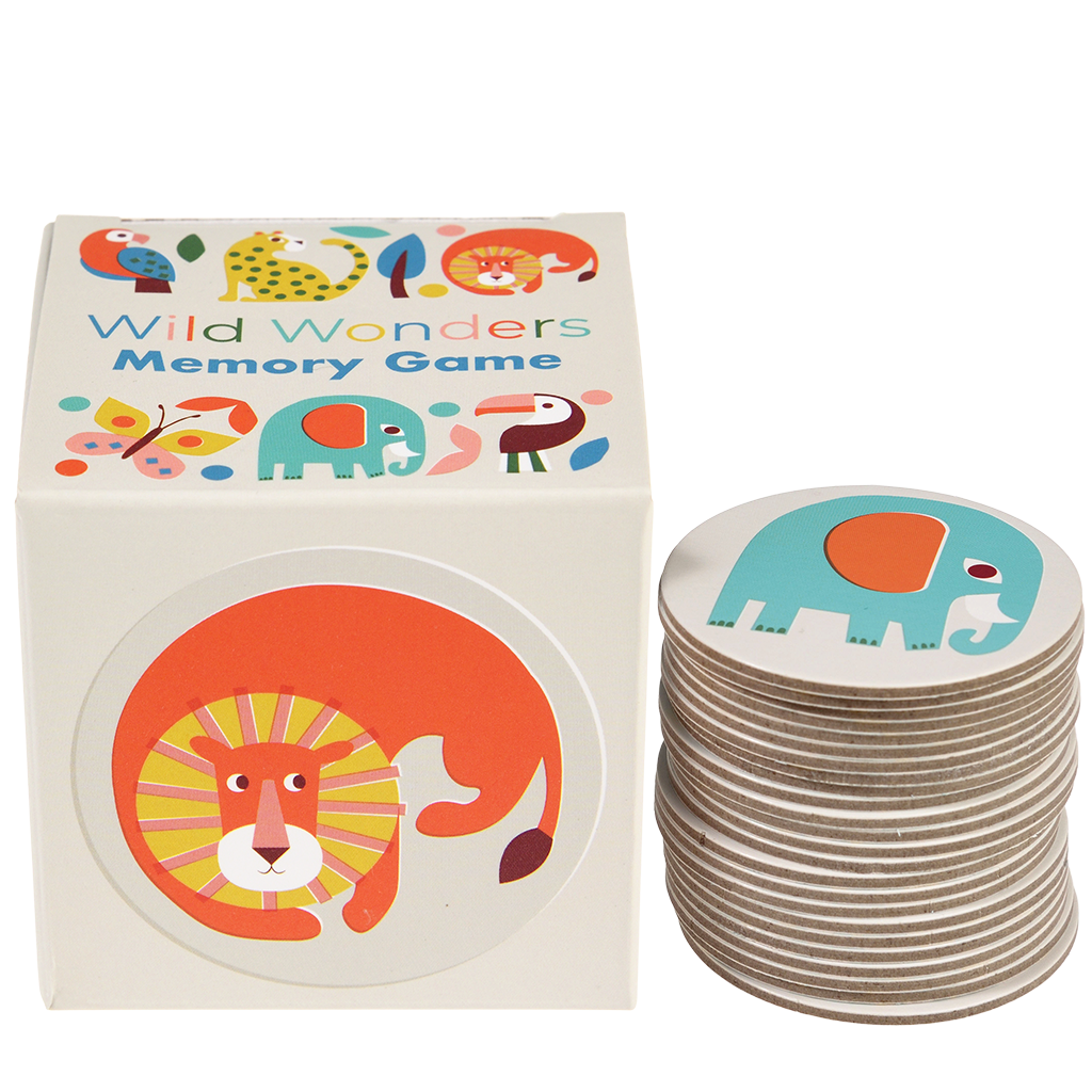 Memory game (12 pairs) - Wild Wonders | ﻿Rex London