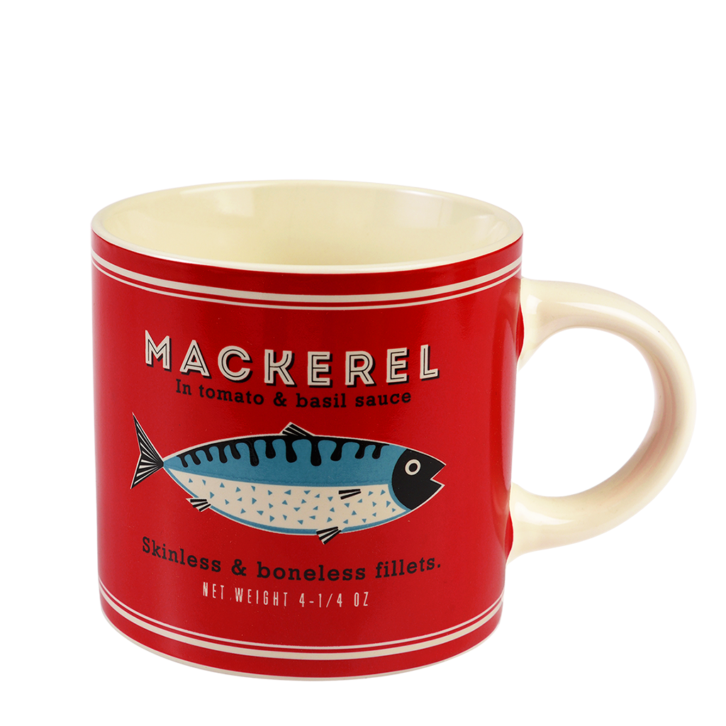 Ceramic mug 350ml - Fish MACKEREL | ﻿Rex London