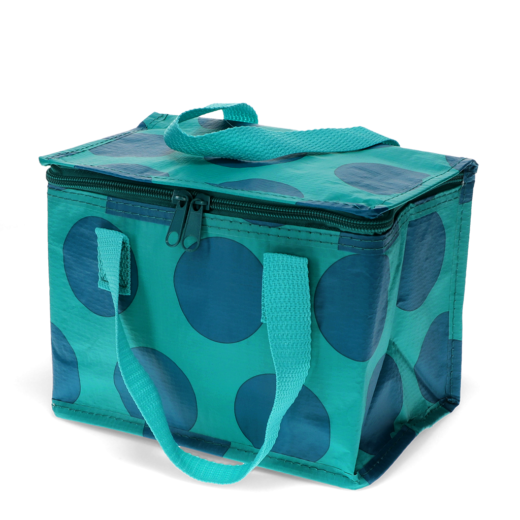 Insulated lunch bag - Spotlight blue on turquoise | ﻿Rex London