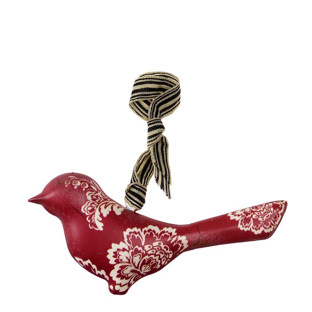 Rustic metal bird hanging decoration (SINGLE) | ﻿Rex London