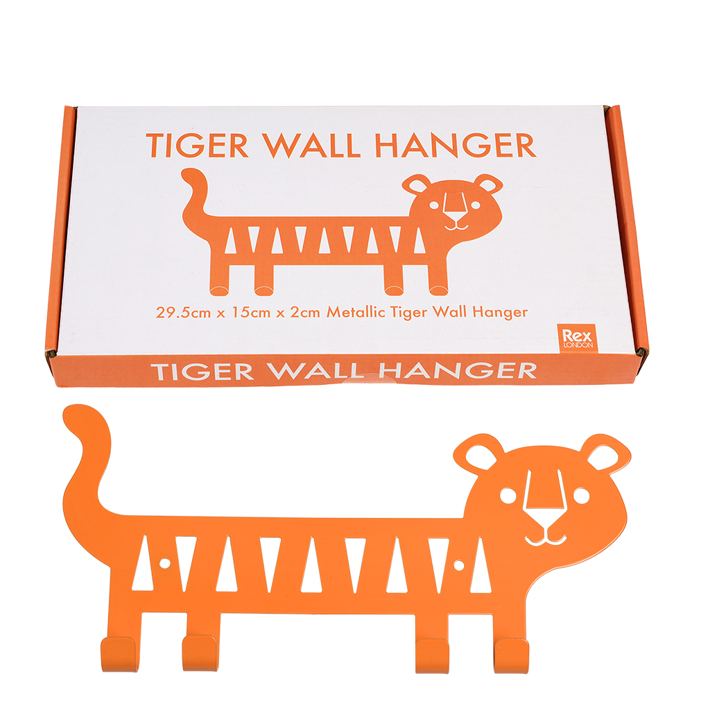 Metal wall hanger - Tiger | ﻿Rex London