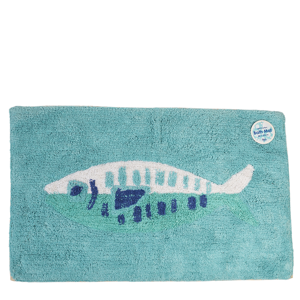 Tufted cotton bath mat - Fish | ﻿Rex London