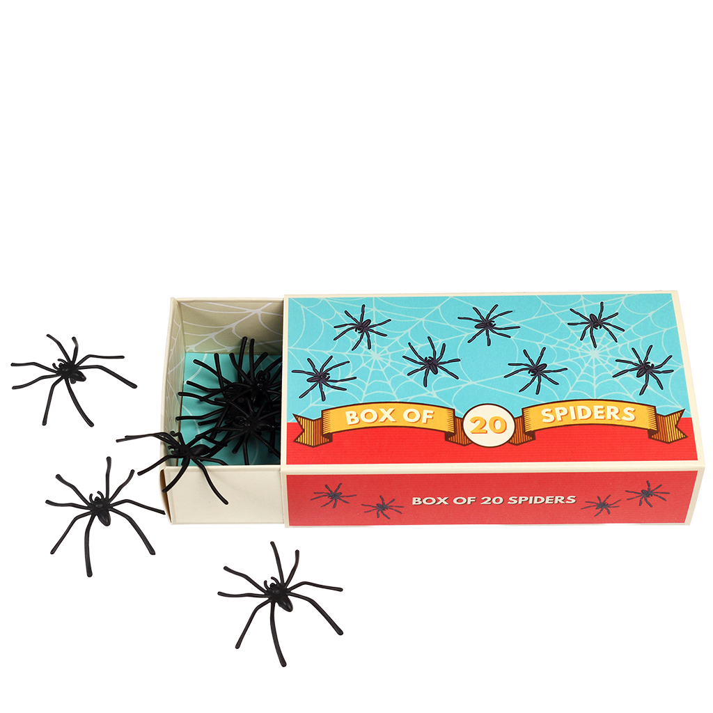 Box of 20 spiders - Classic Jokes | ﻿Rex London