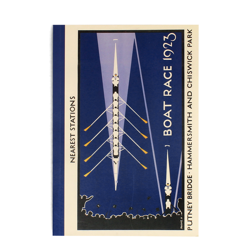 A5 notebook - TfL Vintage Poster "Boat Race" | ﻿Rex London