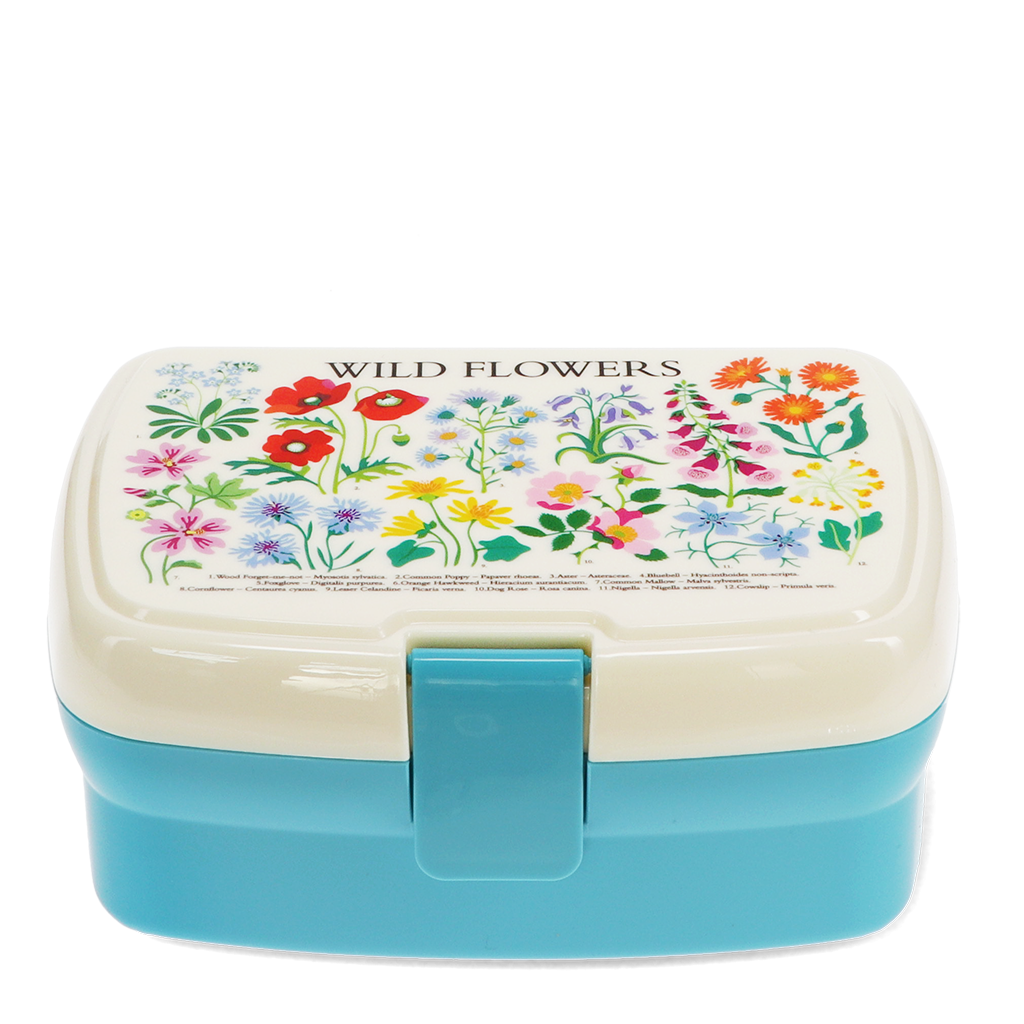 Lunch box with tray - Wild Flowers | ﻿Rex London