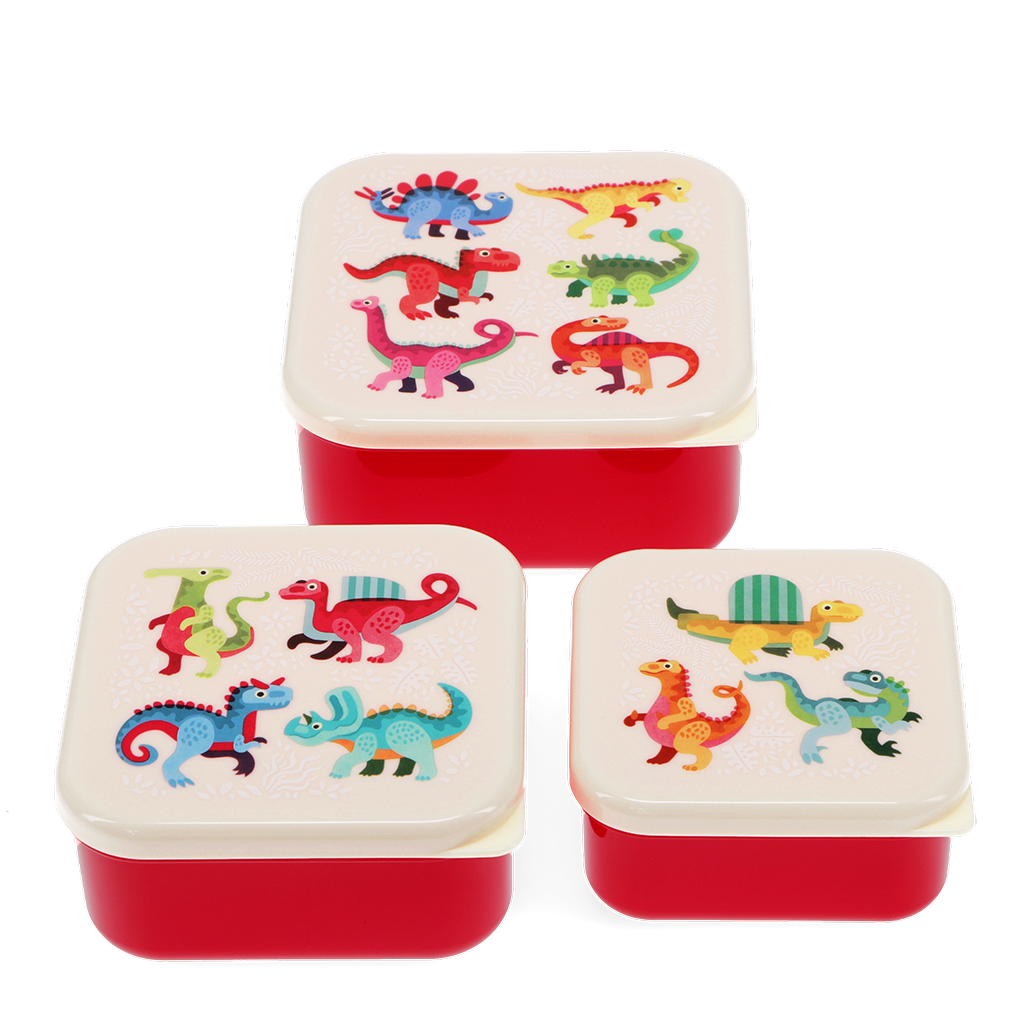 Snack boxes (set of 3) - Baby Dinos | ﻿Rex London