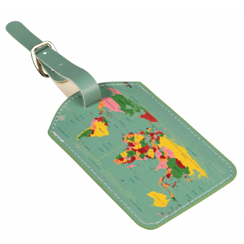 Luggage tag - World Map | ﻿Rex London