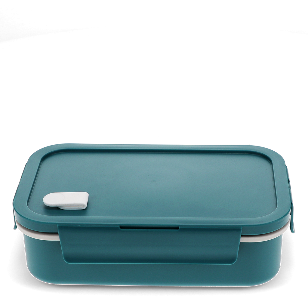 Double wall lunch box with divider - Blue | ﻿Rex London