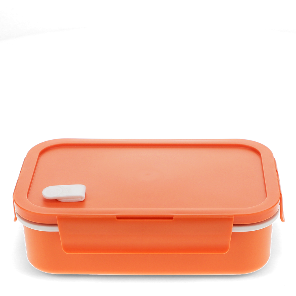 Double wall lunch box with divider - Orange | ﻿Rex London