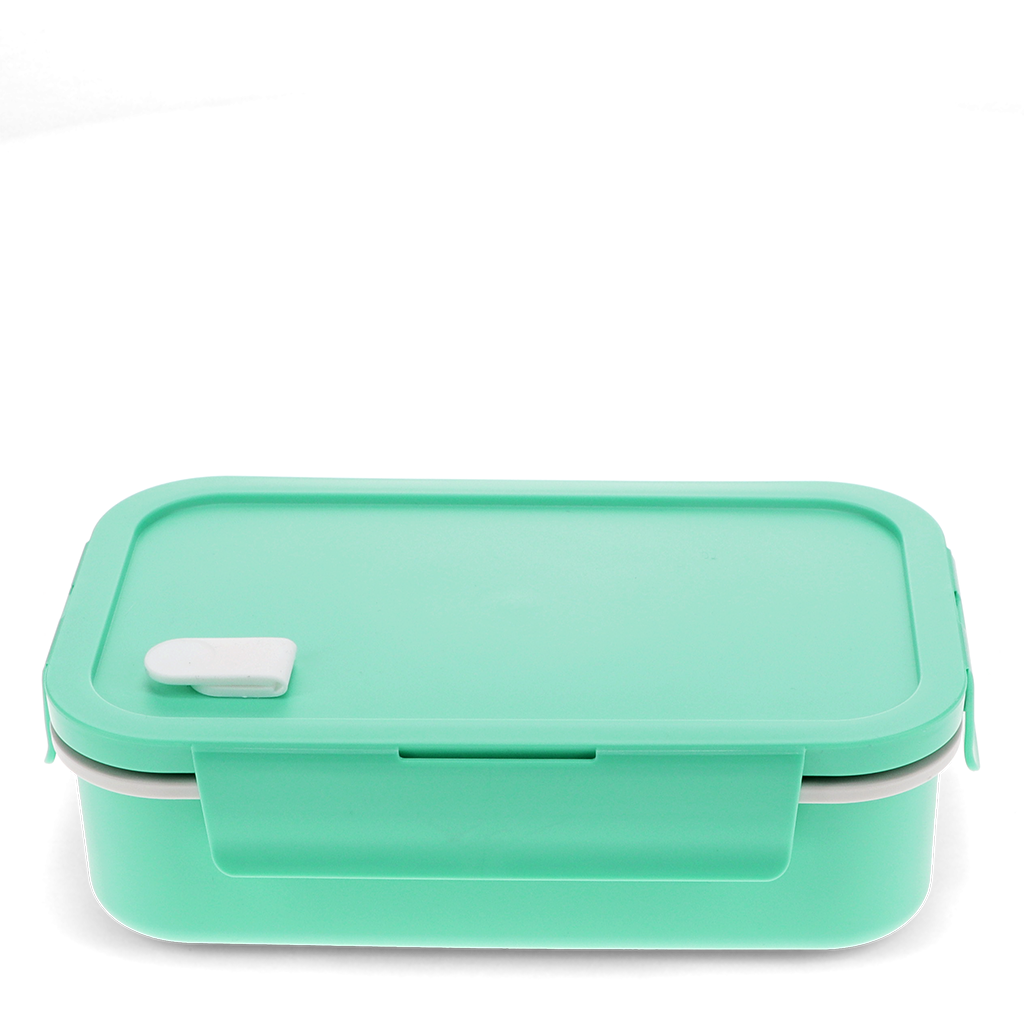 Double wall lunch box with divider - Aqua | ﻿Rex London