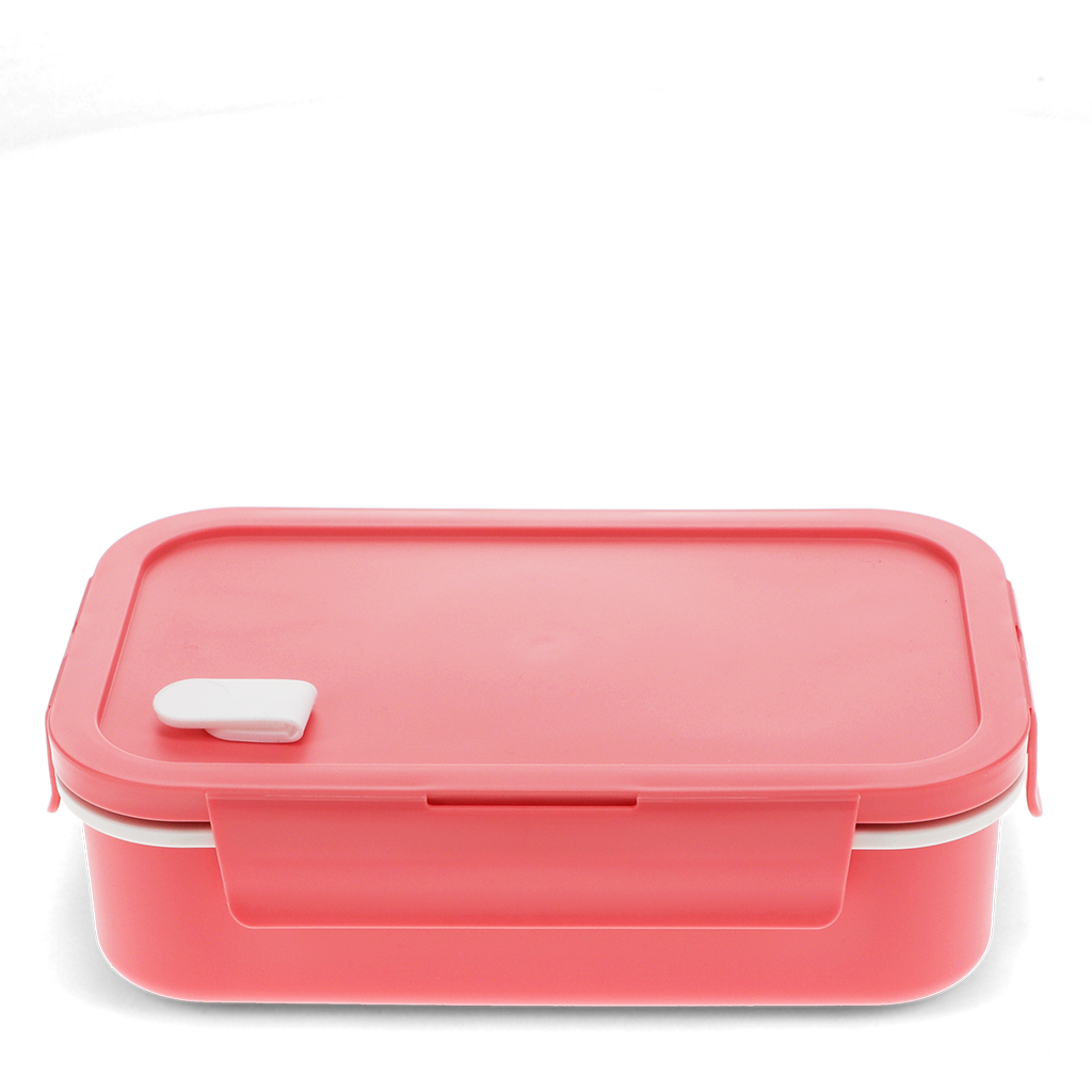 Double wall lunch box with divider - Rose pink | ﻿Rex London