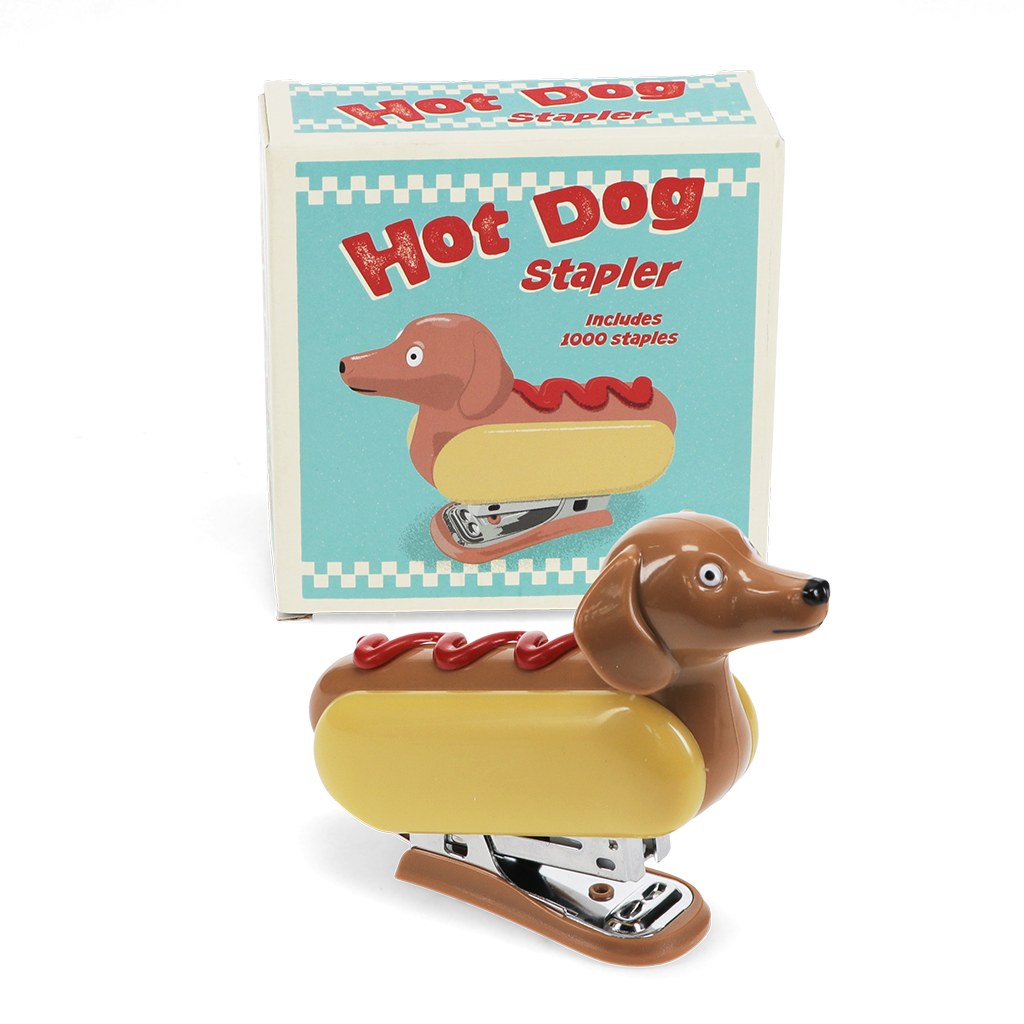 Mini stapler with 1000 staples - Hot Dog | ﻿Rex London